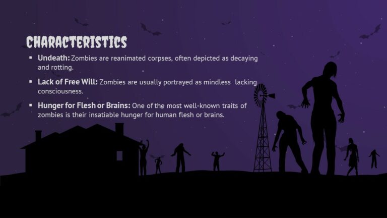 Free Zombie Theme Template PowerPoint & Google Slides