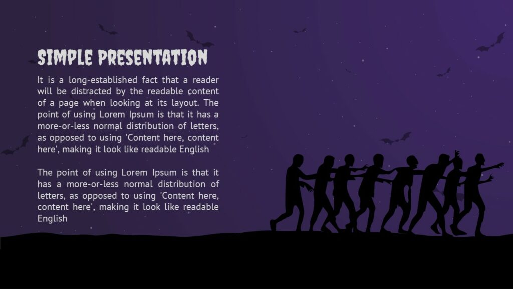 Free Zombie Theme Template PowerPoint & Google Slides