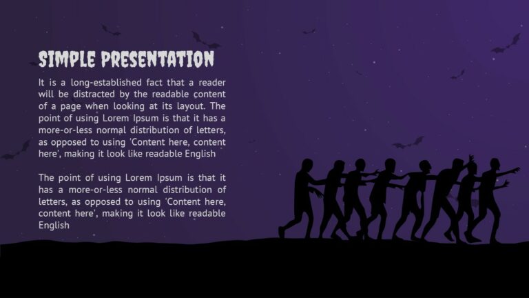 Free Zombie Theme Template PowerPoint & Google Slides