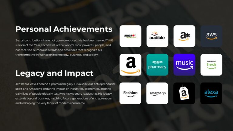 Free Jeff Bezos Theme Template PowerPoint & Google Slides