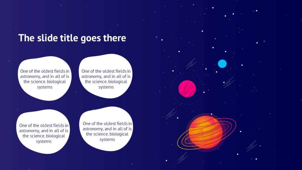 Astronomy Title Colorful