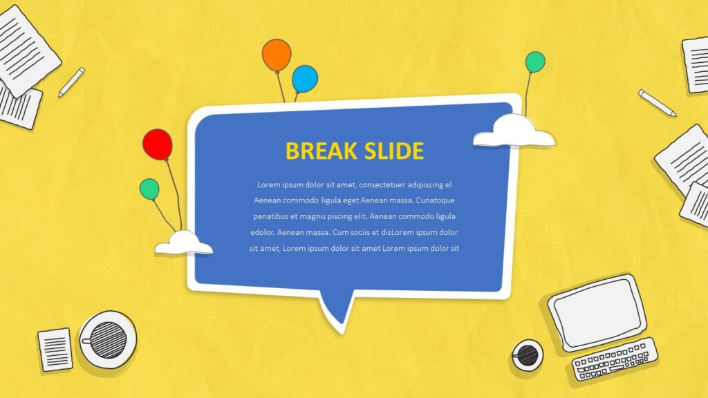 Free Break Slide Template PowerPoint & Google Slides