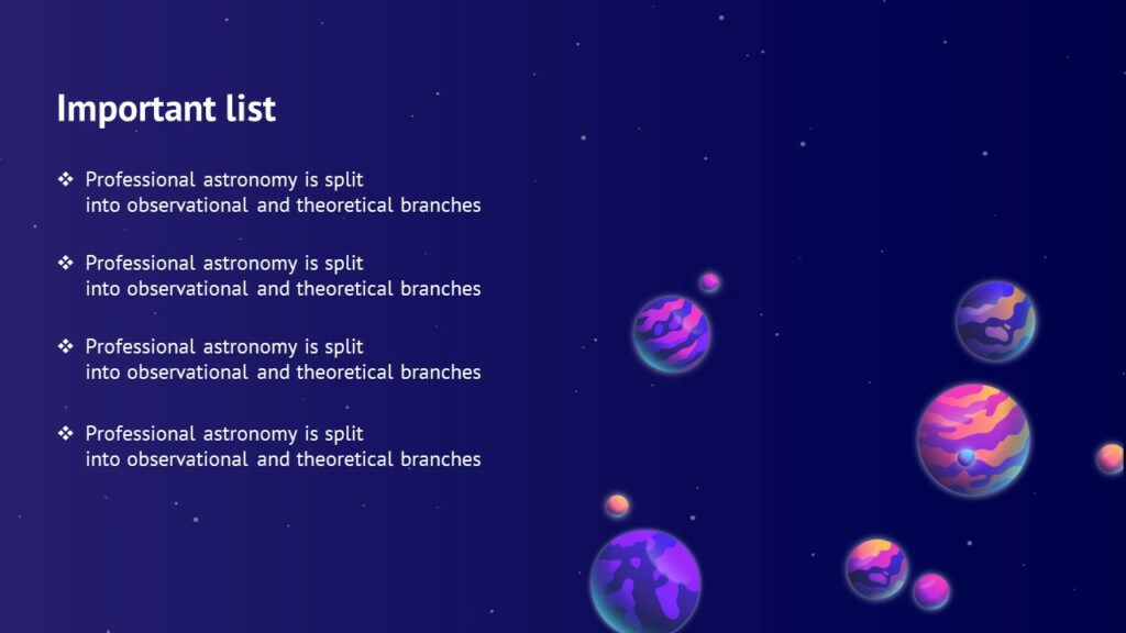 Free Creative Astronomy Google Slides and PowerPoint Template
