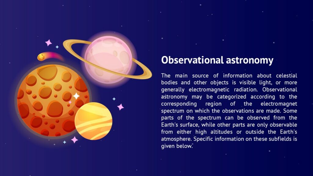 Free Creative Astronomy Google Slides and PowerPoint Template
