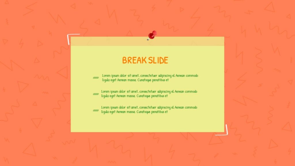 Free Break Slide Template PowerPoint & Google Slides