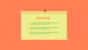 Free Break Slide Template PowerPoint & Google Slides