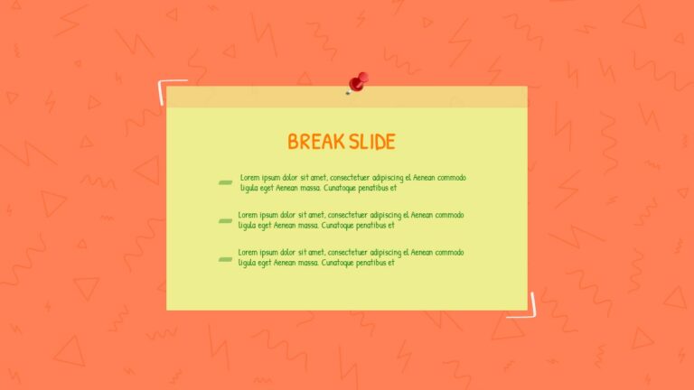 Free Break Slide Template PowerPoint & Google Slides