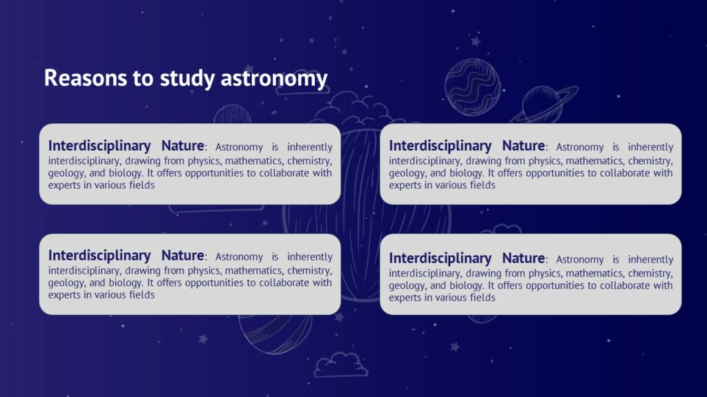 Free Creative Astronomy Google Slides and PowerPoint Template