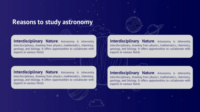 Free Creative Astronomy Google Slides and PowerPoint Template