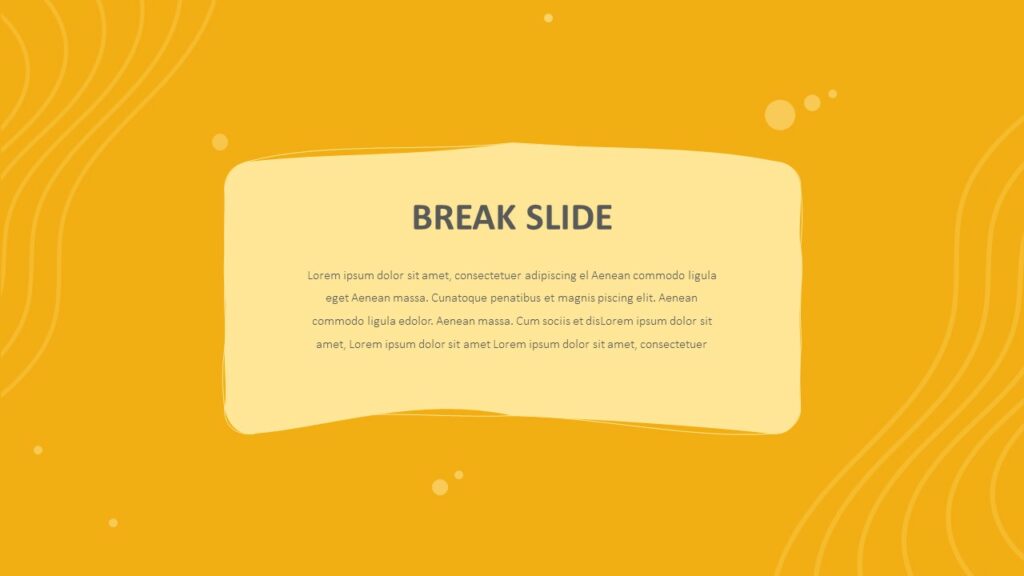 Free Break Slide Template PowerPoint & Google Slides