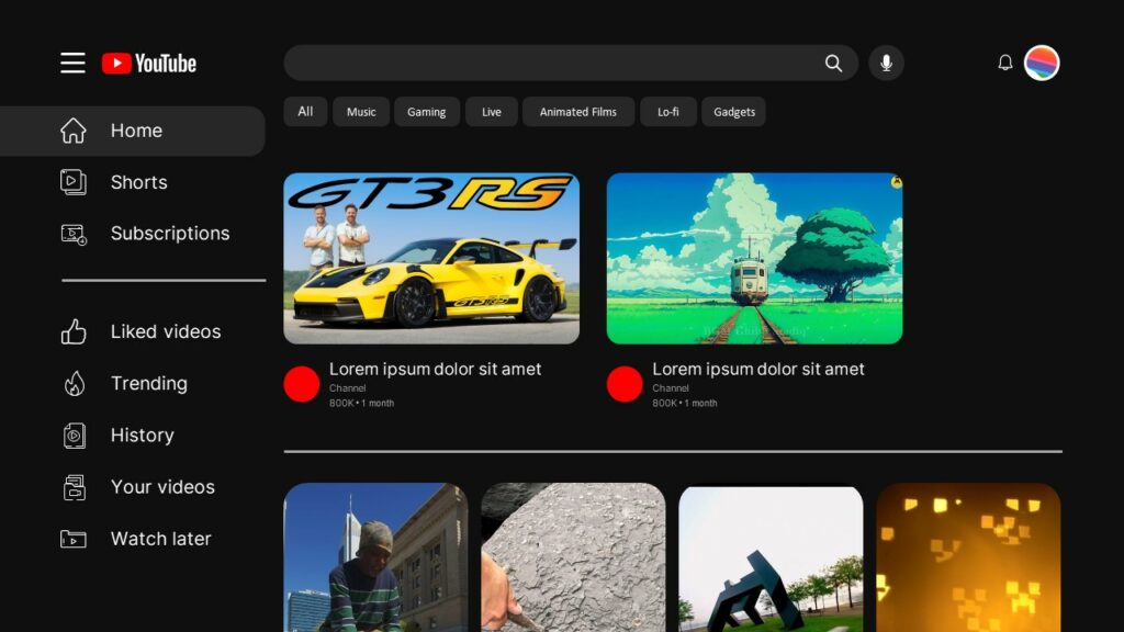 Free Animated YouTube Template PowerPoint & Google Slides