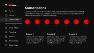 Free Animated YouTube Template PowerPoint & Google Slides