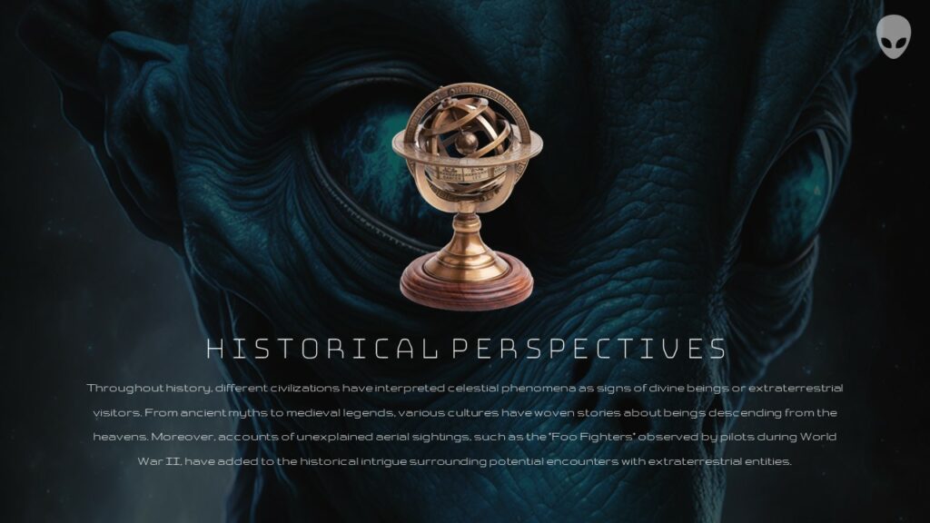 Free Alien Theme Deck Template PowerPoint & Google Slides