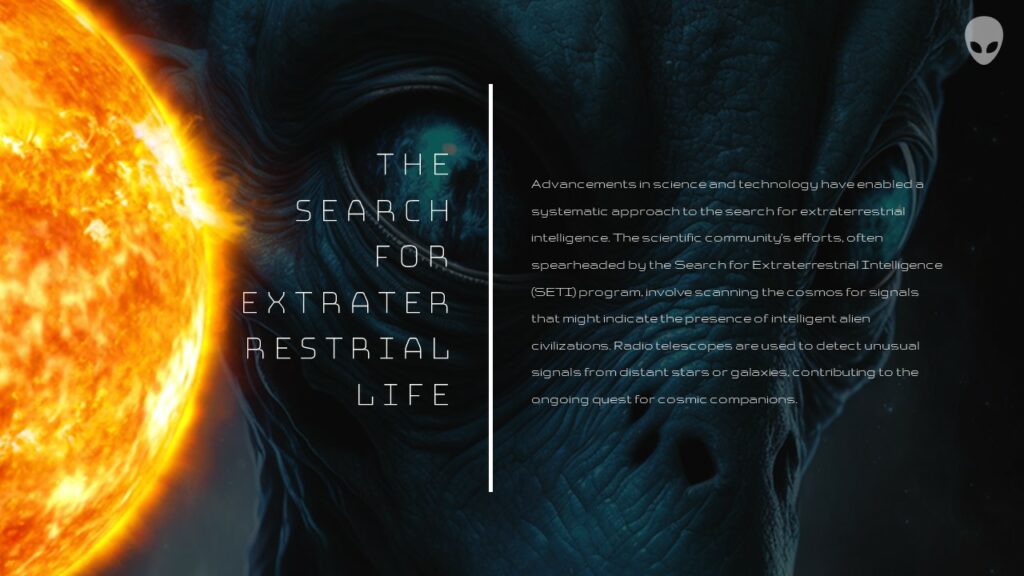 Free Alien Theme Deck Template PowerPoint & Google Slides