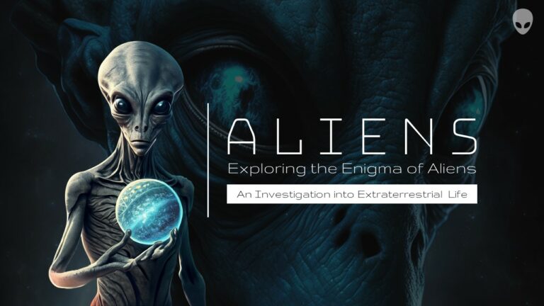 Free Alien Theme Deck Template PowerPoint & Google Slides