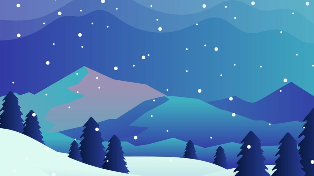 Free Winter Background PowerPoint & Google Slides