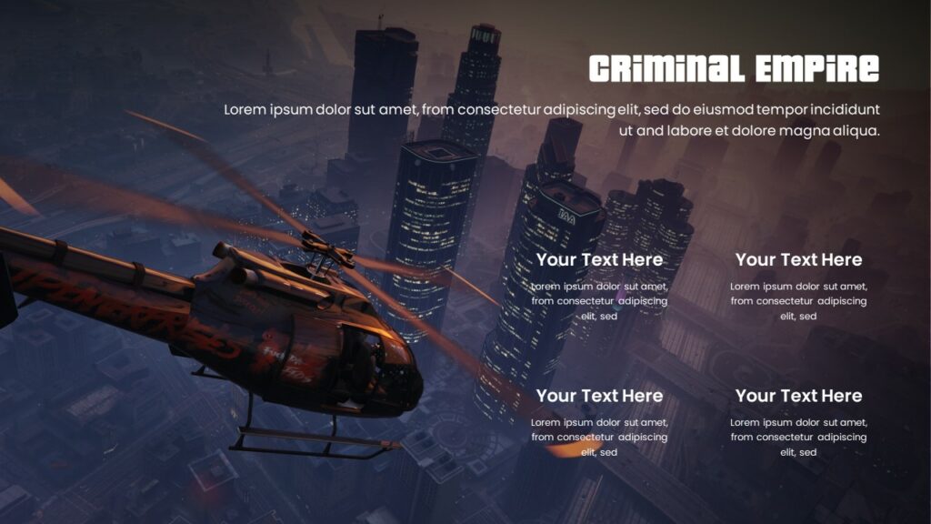 Free GTA 6 Game Template PowerPoint & Google Slides