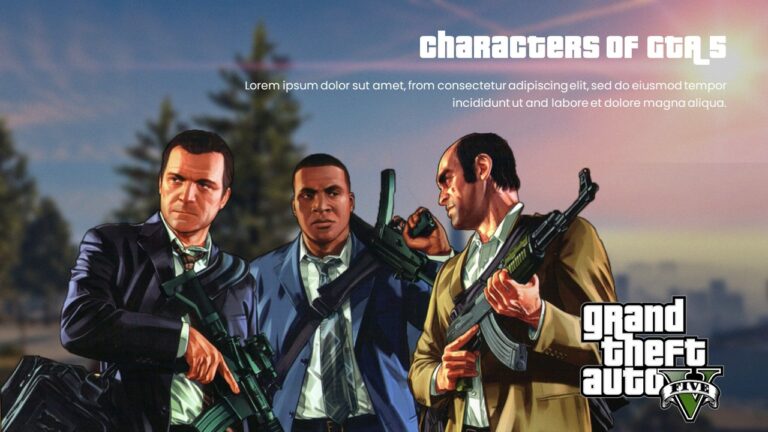 Free GTA 6 Game Template PowerPoint & Google Slides