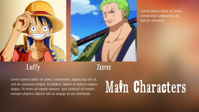 Free One Piece Anime Template PowerPoint & Google Slides