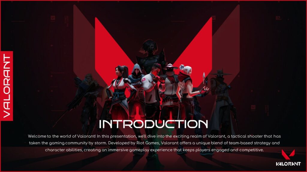 Free Valorant Game Template PowerPoint & Google Slides