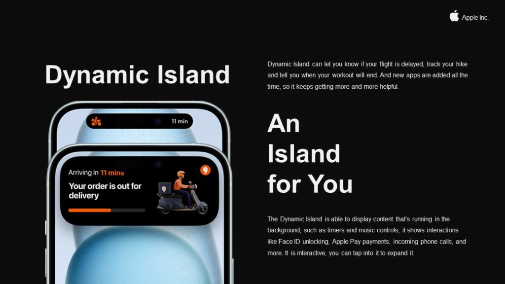 Free iPhone 15 Presentation Template