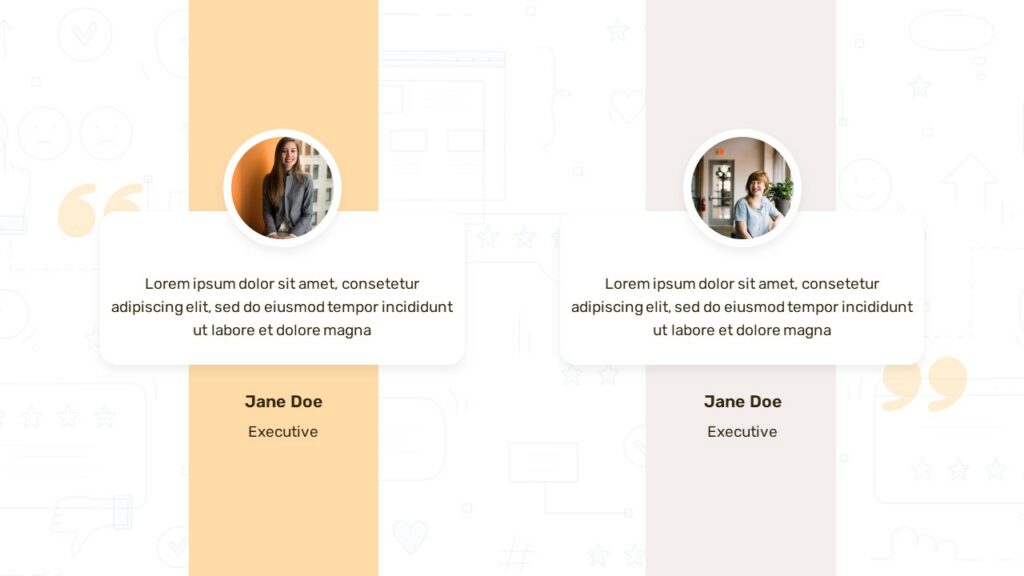 Free Client Testimonial Template PowerPoint & Google Slides