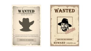 Free Creative Wanted Poster Template