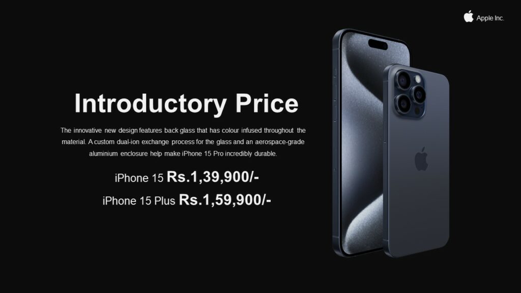 Free iPhone 15 Presentation Template