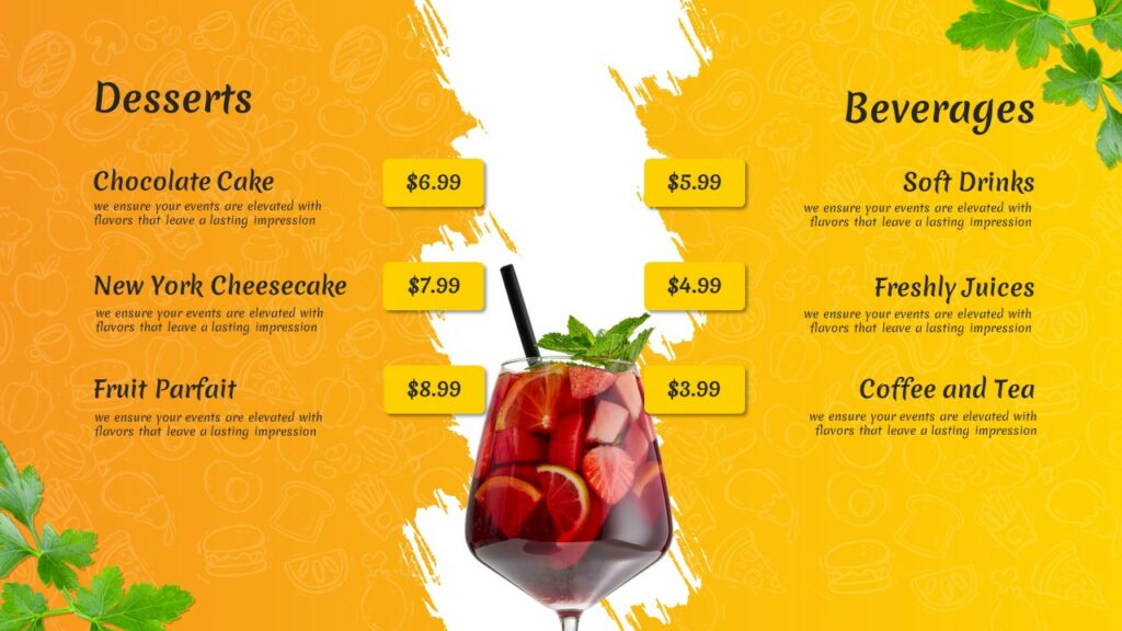 Free Restaurant Business Plan Template