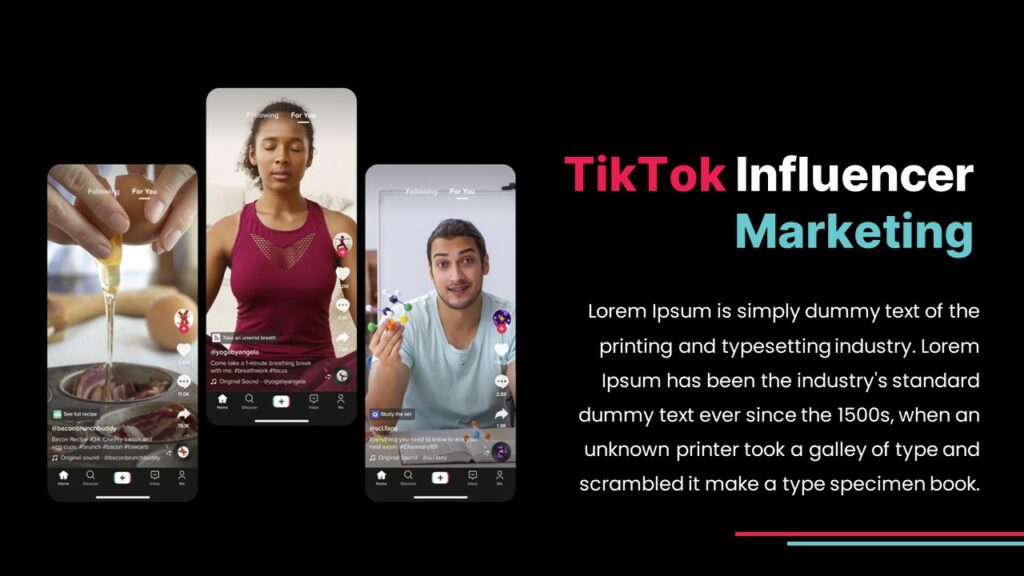 Free TikTok Theme Presentation Template