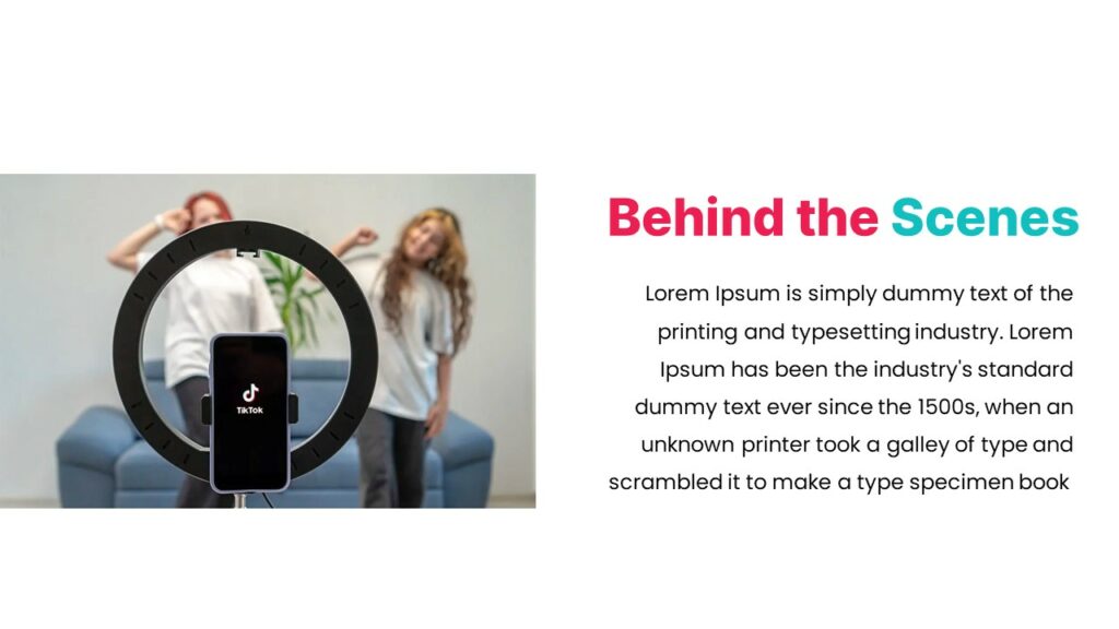 Free TikTok Theme Presentation Template