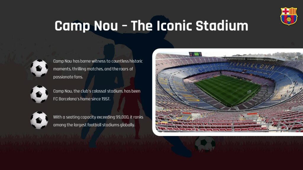 Free FC Barcelona Design Template