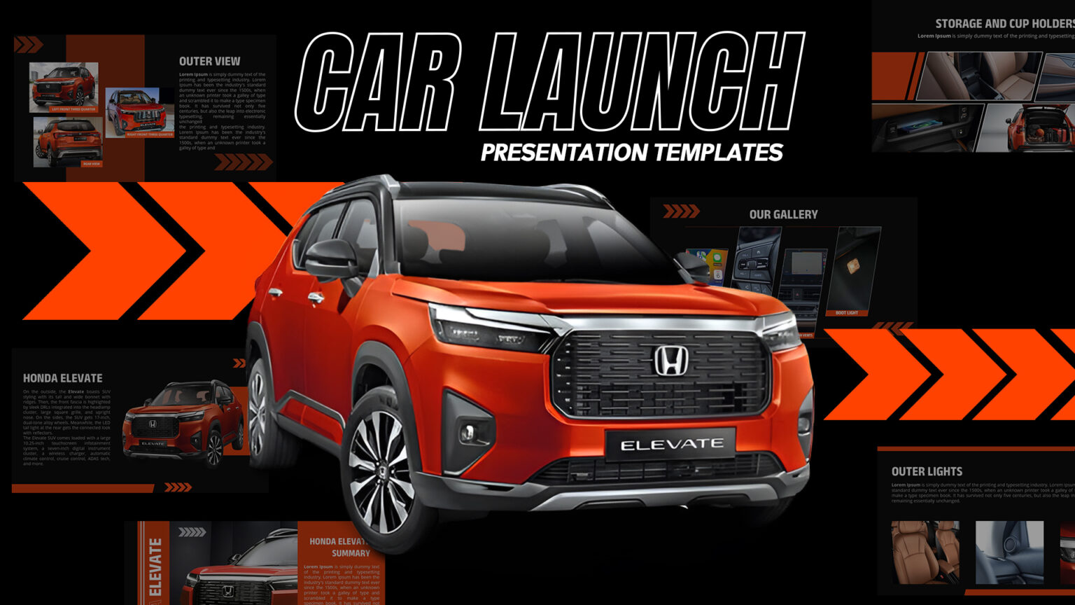 Free Google Slides Car Launch Template PowerPoint