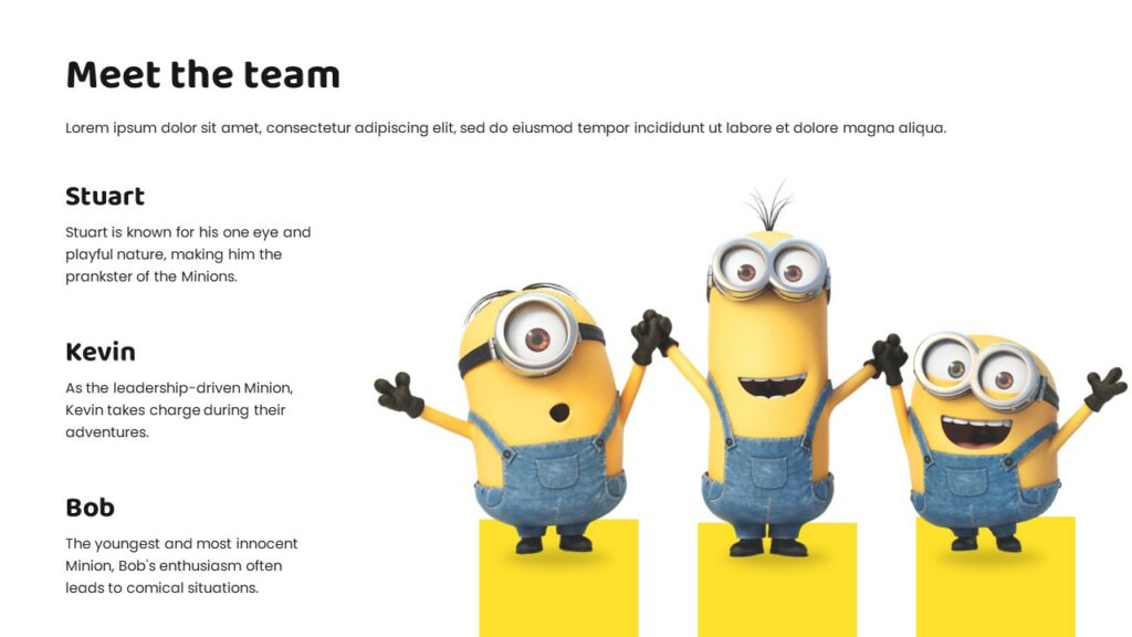 Free Minions PowerPoint Template and Google Slides