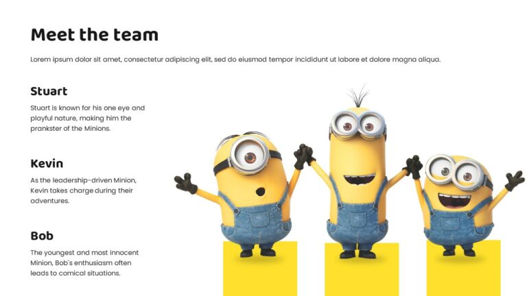 Free Minions PowerPoint Template and Google Slides