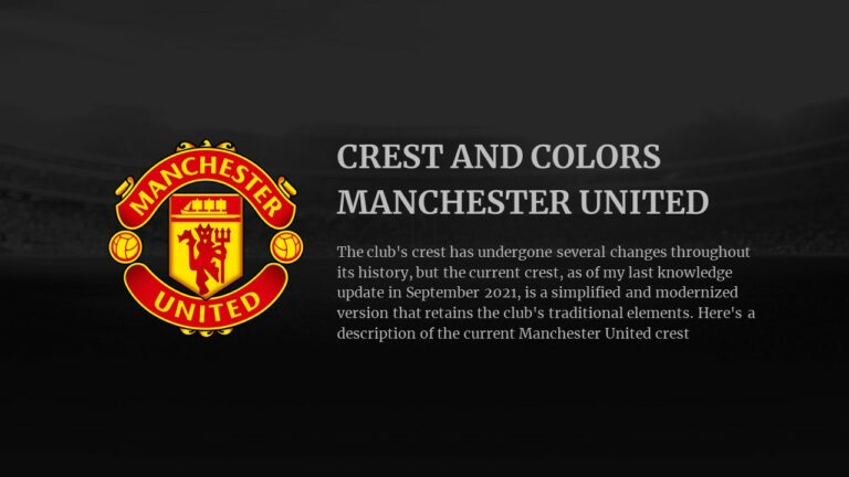 Free Manchester United PowerPoint Template and Google Slides Themes