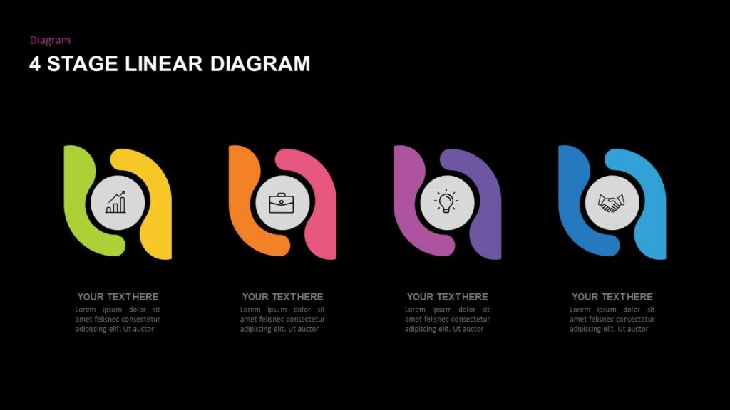 Free Creative Linear Diagram