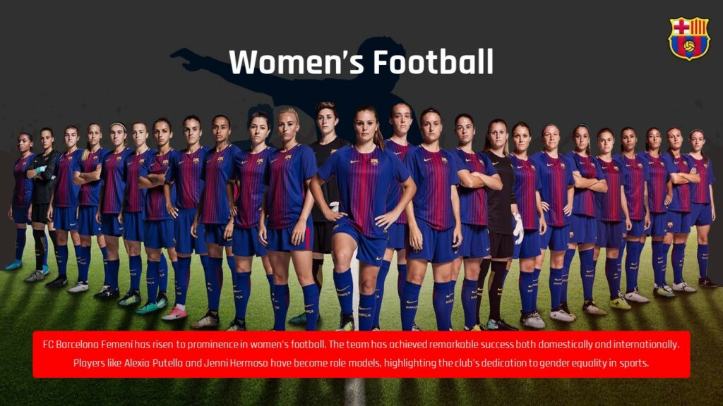 Free FC Barcelona Design Template