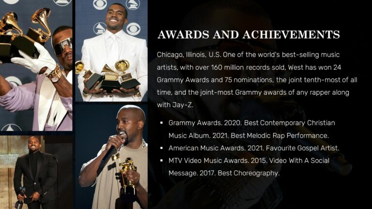 Free Kanye West PowerPoint Template and Google Slides Themes
