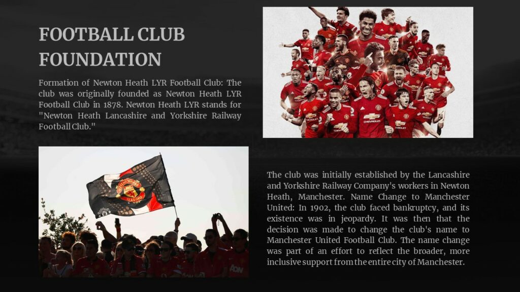 Free Manchester United PowerPoint Template and Google Slides Themes