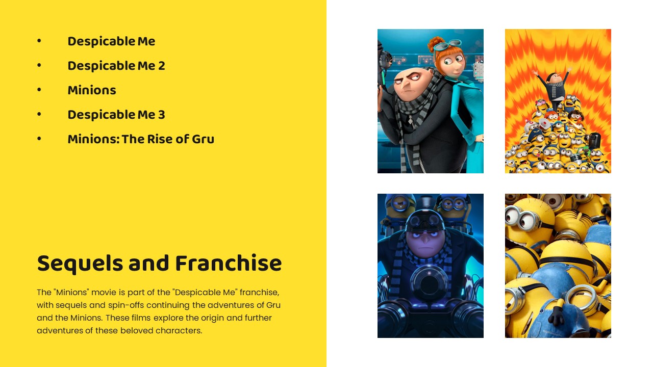 Free Minions PowerPoint Template and Google Slides