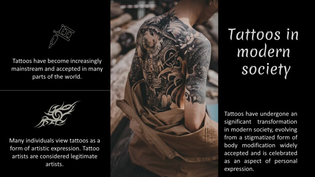 Free Tattoo Template PowerPoint & Google Slides