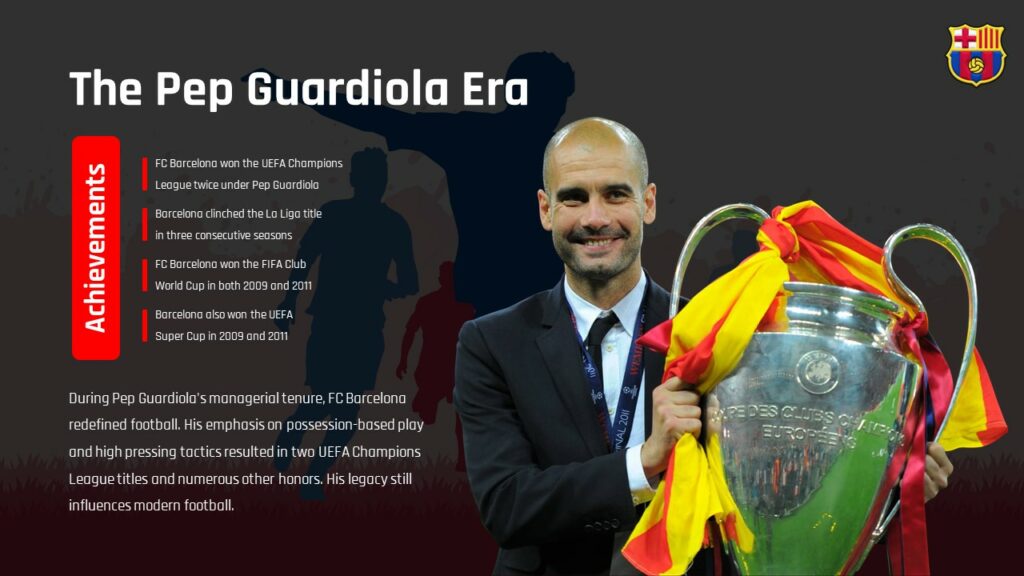 Free FC Barcelona Design Template