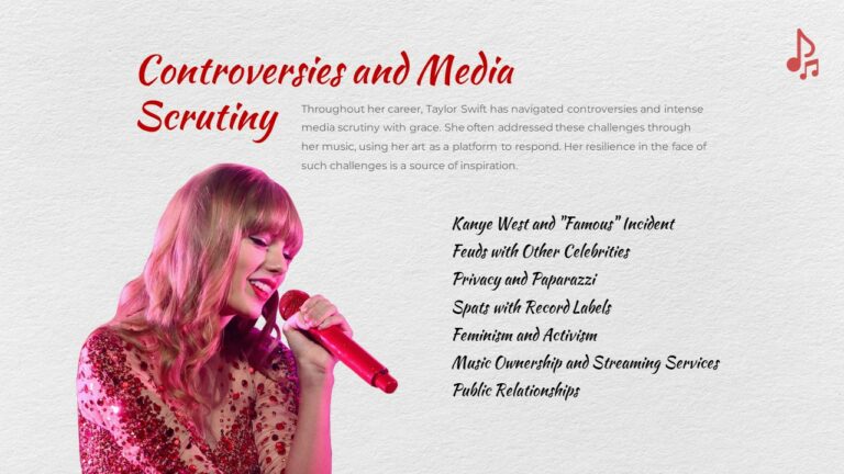 Free Taylor Swift Google Slides Theme Template PowerPoint