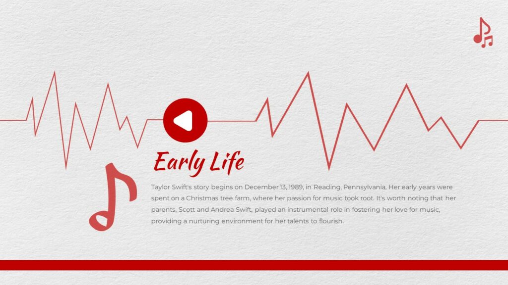 Free Taylor Swift Google Slides Theme Template PowerPoint