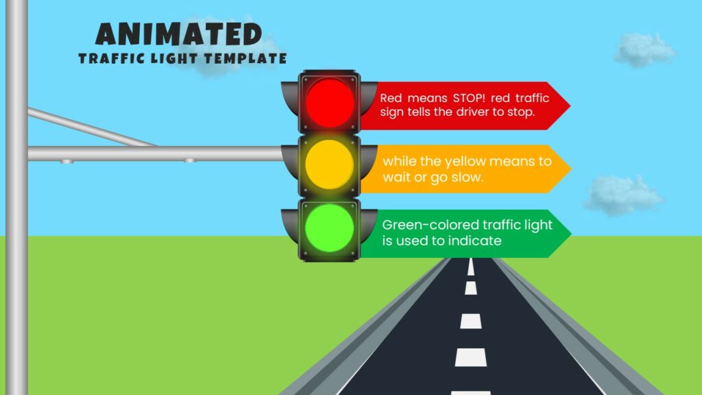 Free Animated Traffic Light Template PowerPoint & Google Slides