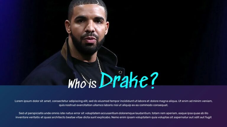 Free Drake Template PowerPoint & Google Slides