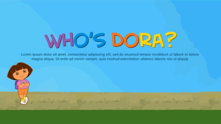 Free Dora PowerPoint Templates & Google Slides Themes