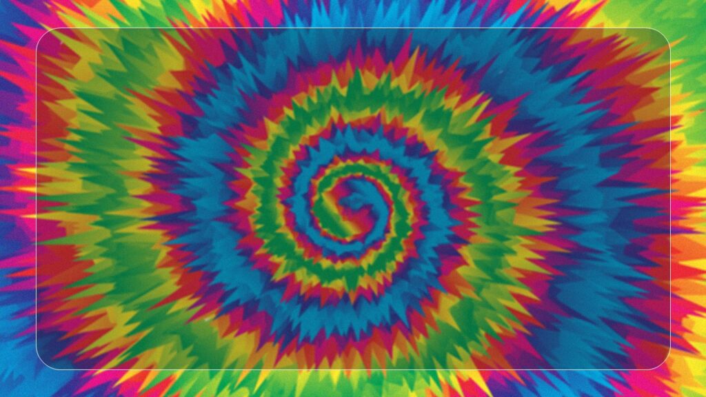 Free Google Slides Tie Dye Background PowerPoint