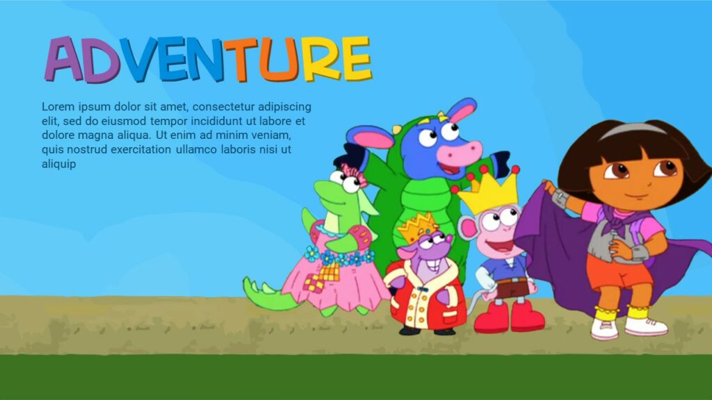 Free Dora PowerPoint Templates & Google Slides Themes